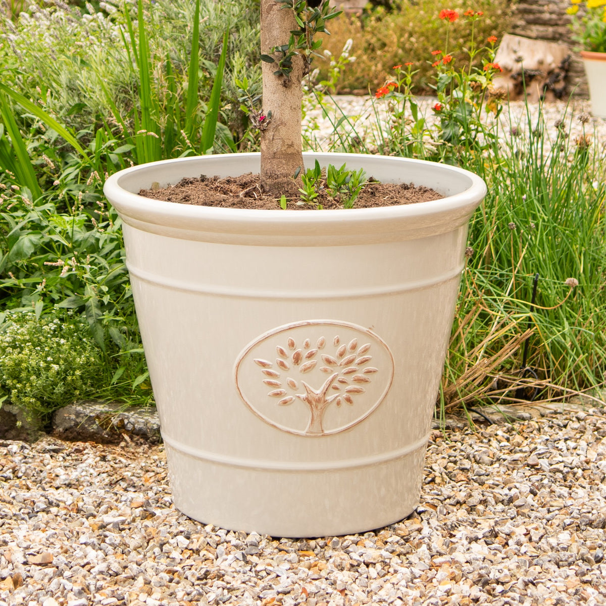 75cm Ascot Pot - Off White – Creekwood Garden & Gift